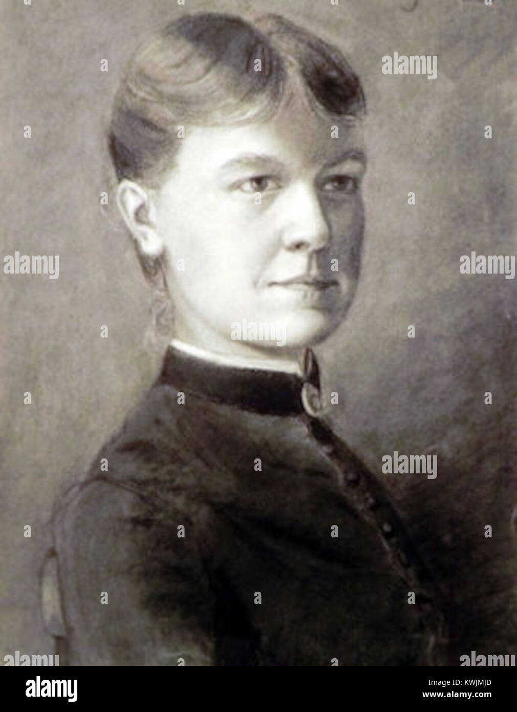 Zelfportret van Johanna Besier (1884 Stock Photo - Alamy