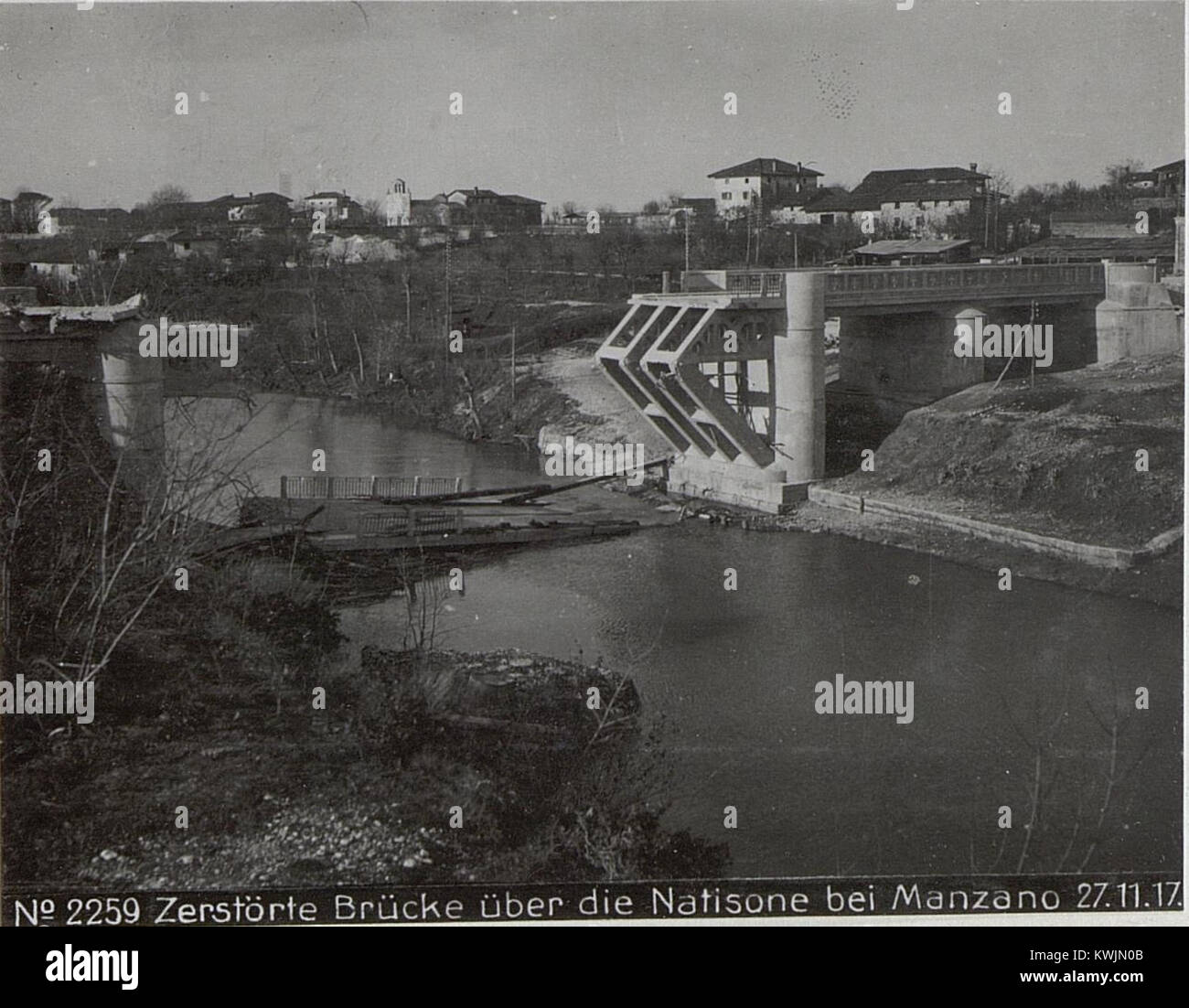 Crossing destroyed bridge hi-res stock photography and images - Alamy