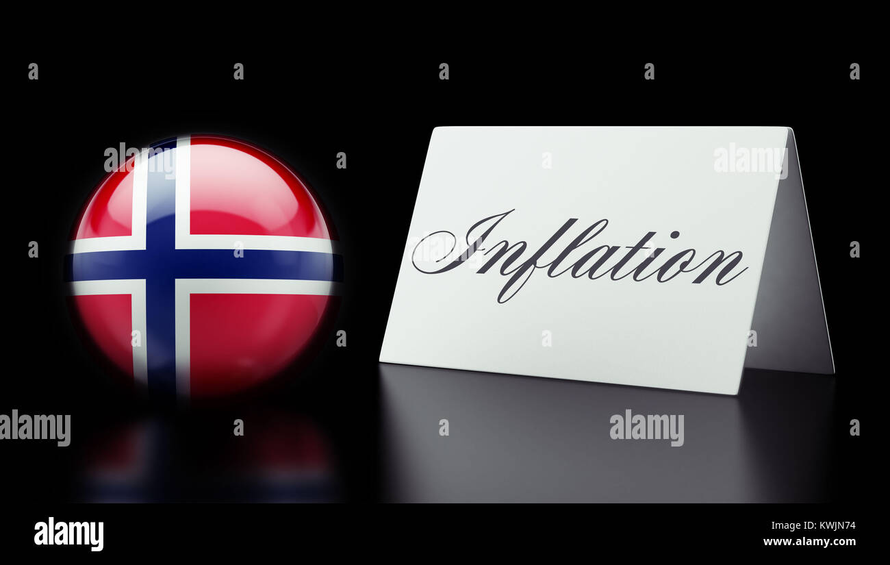 Norway High Resolution Inflation Concept Stock Photo - Alamy