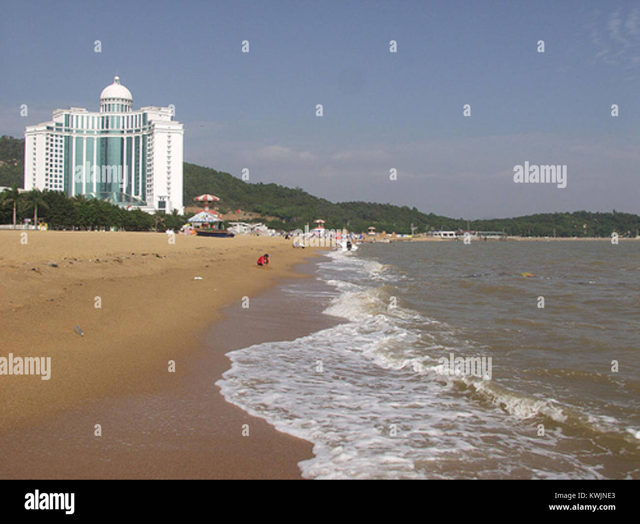 Zhuhai Dehan Hotel, international conference center, by beach Stock ...