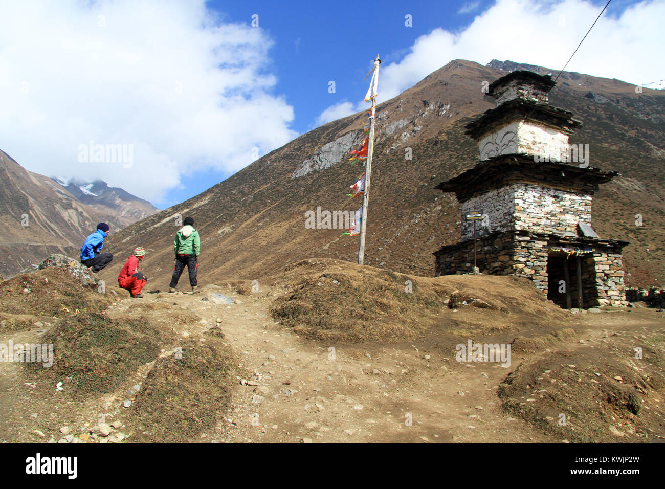 Nepal flag grass hi-res stock photography and images - Alamy