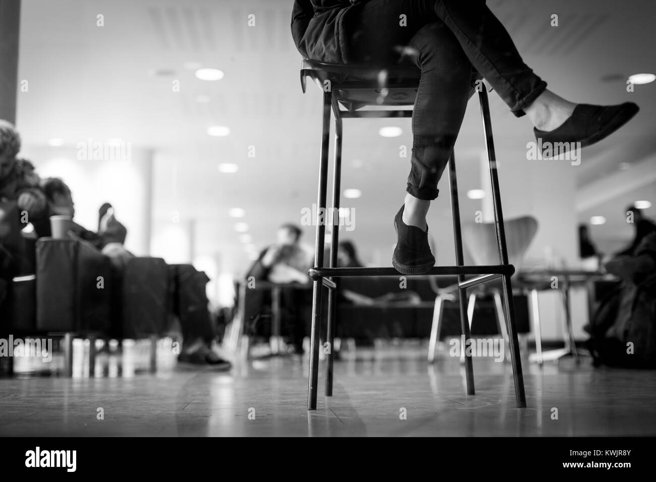 High stool hi-res stock photography and images - Alamy