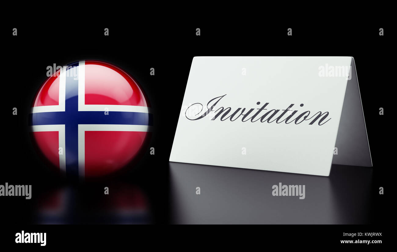 Norway High Resolution Invitation Concept Stock Photo - Alamy