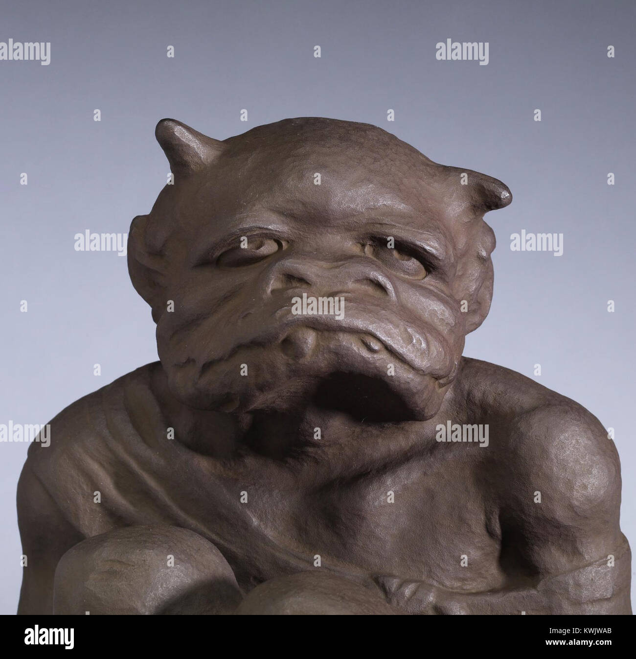 A detailed depiction of the 'Wind God' by Yamada Ch,zabur, part of the ...