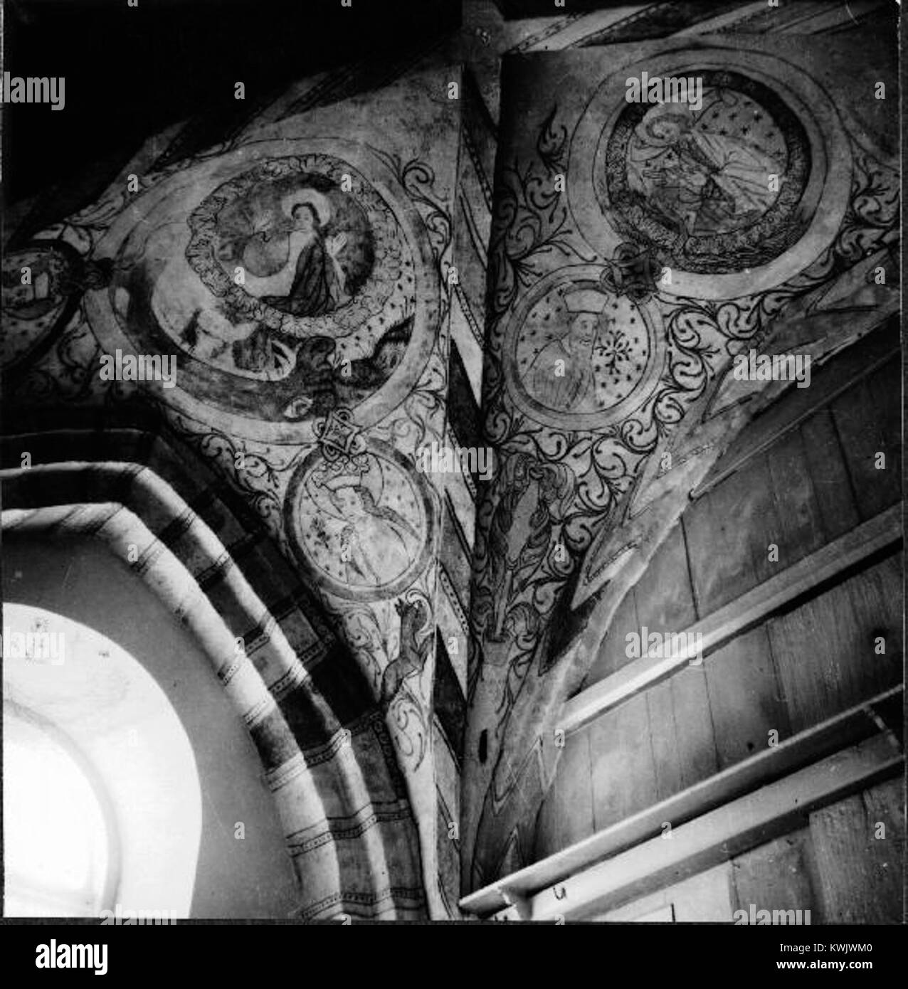 Ysane kyrka (Sankta Gertruds kyrka) - KMB - 16000200005500 Stock Photo ...