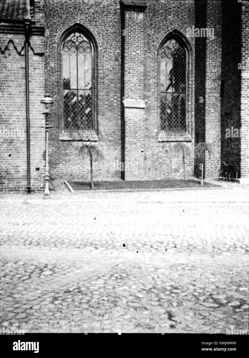 This image shows the Sankt Petri Church (also known as Klosterkyrkan ...