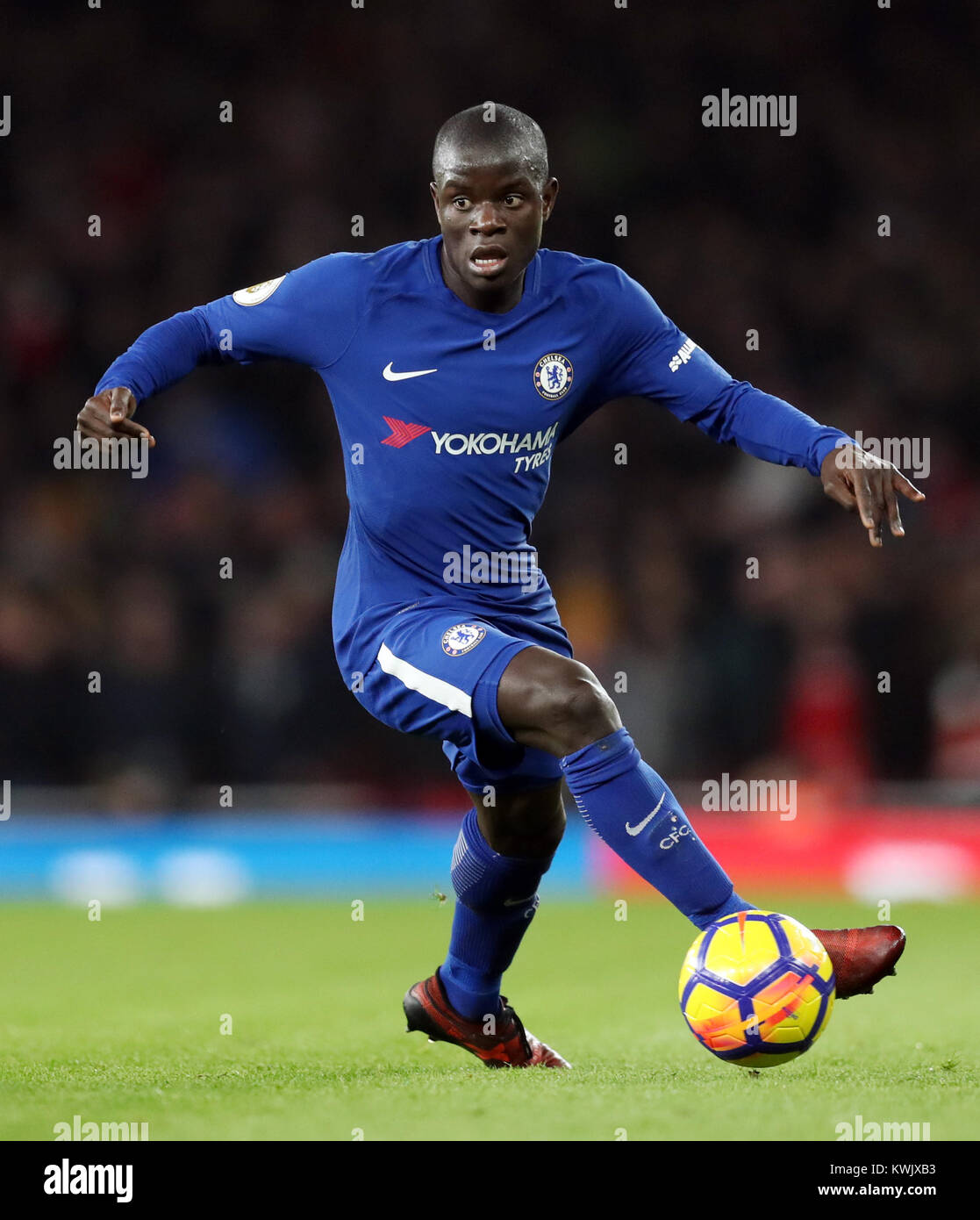 Chelsea's N'Golo Kante during the Premier League match at the Emirates ...