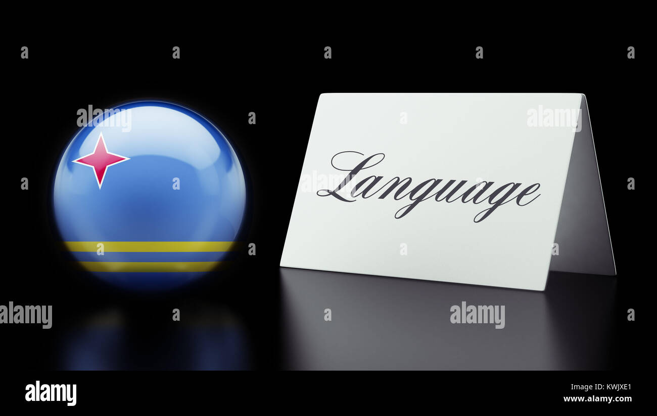 Aruba High Resolution Language Concept Stock Photo - Alamy
