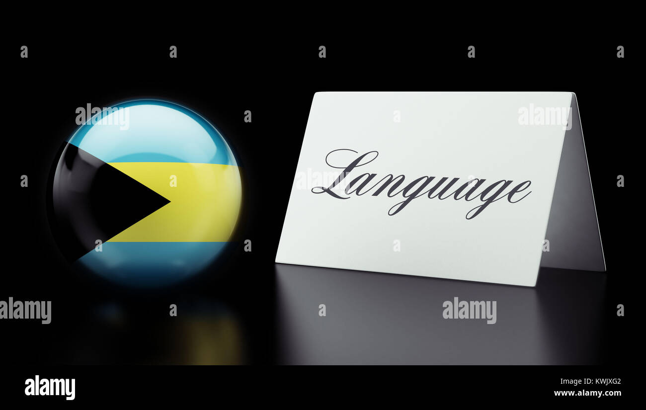 Bahamas High Resolution Language Concept Stock Photo - Alamy