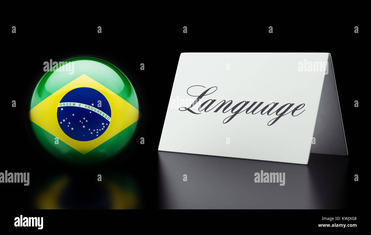 Brazil High Resolution Language Concept Stock Photo - Alamy