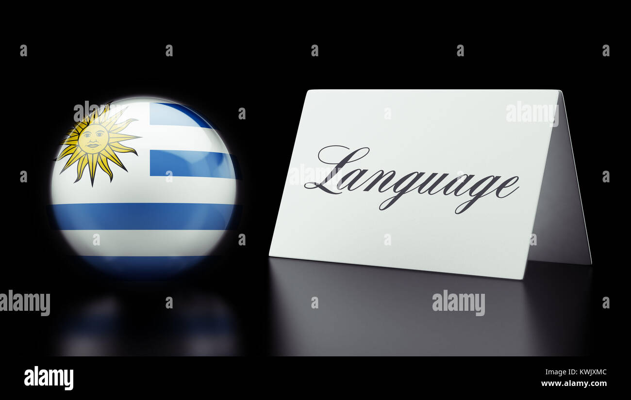 Uruguay High Resolution Language Concept Stock Photo - Alamy