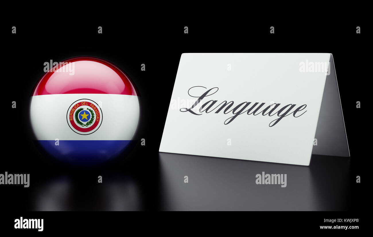 Paraguay High Resolution Language Concept Stock Photo - Alamy