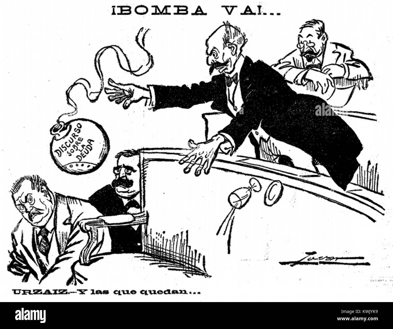 Cartoon published Black and White Stock Photos & Images - Alamy