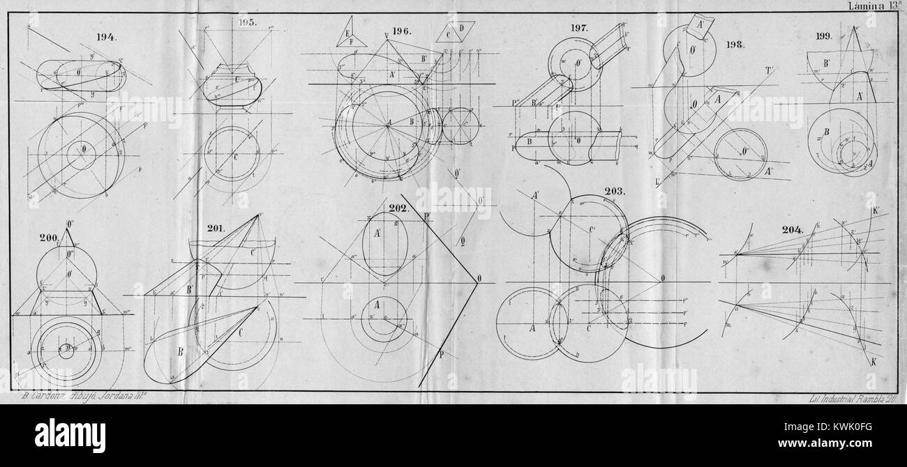 Geometria Descriptiva GEOMETRIA DESCRIPTIVA Y DIBUJO EN INGENIERIA