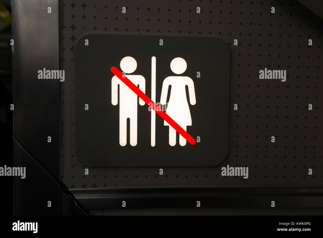 Aeroplane toilet engaged hi-res stock photography and images - Alamy