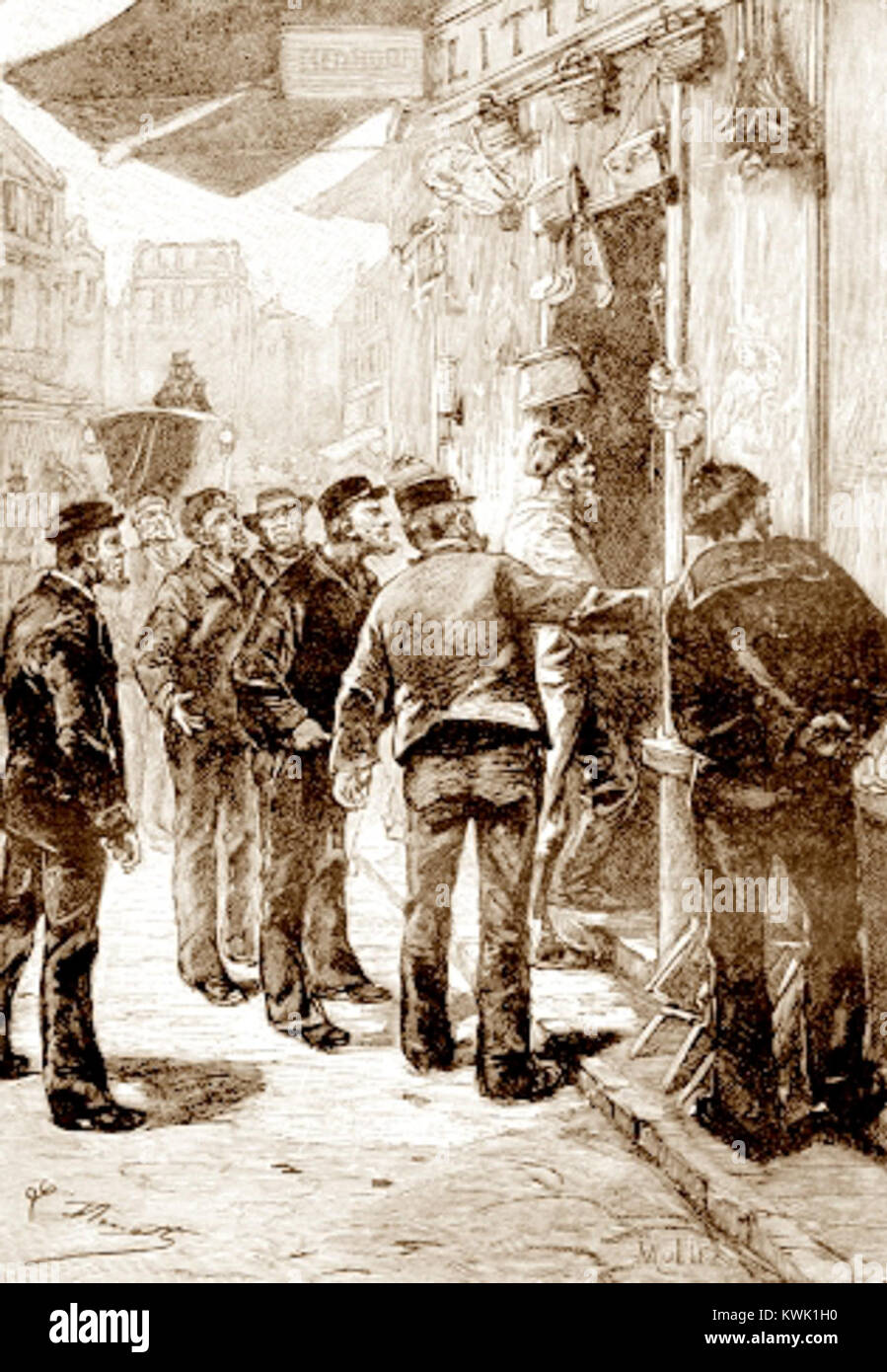 This second illustration from the novel “Foundling Mick” (1893) by ...