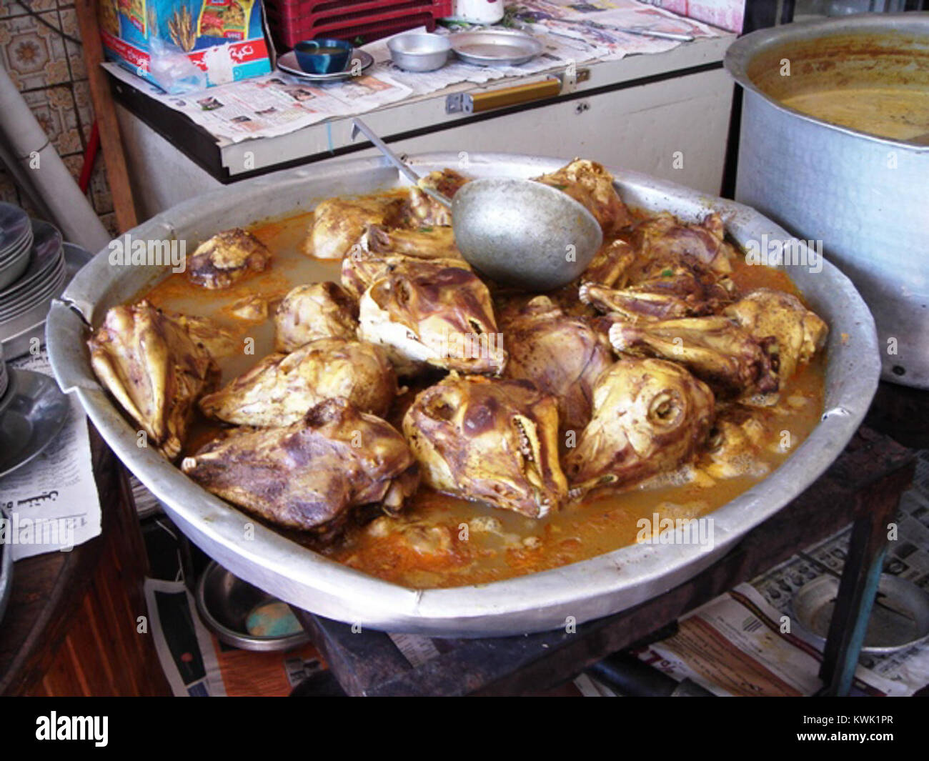 Sheephead curry from Sana'a, Yemen, is a traditional dish known for its ...