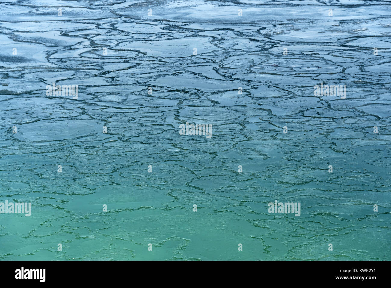 Water Forming Into Ice