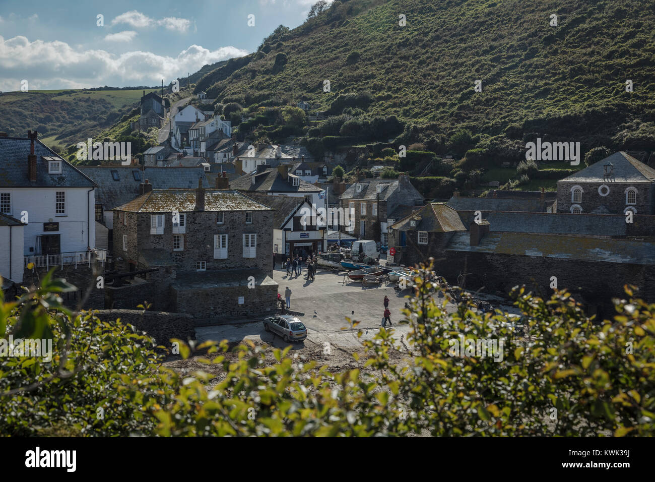 Port Isaac in Cornwall Stock Photo - Alamy