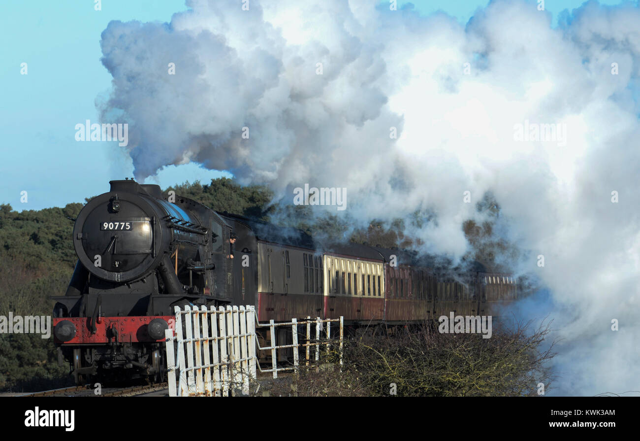 Steam Train Norfolk England Stock Photo - Alamy