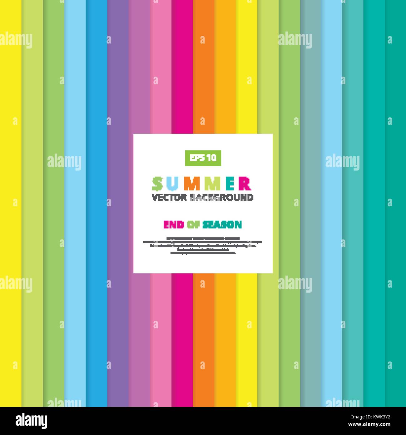 Summer colorful striped vertical line pattern vector background Stock ...