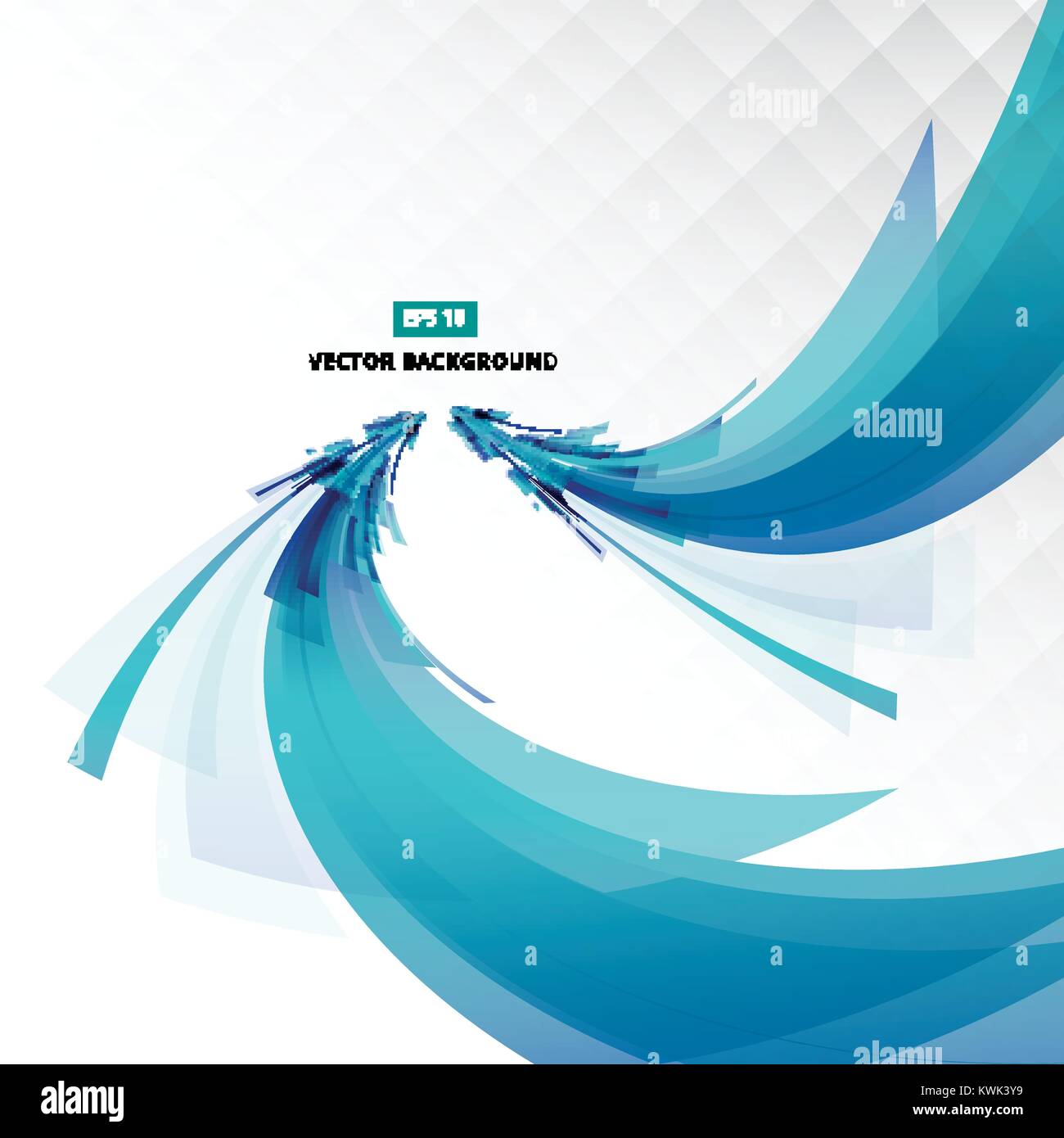 Abstract blue shape hi-res stock photography and images - Alamy