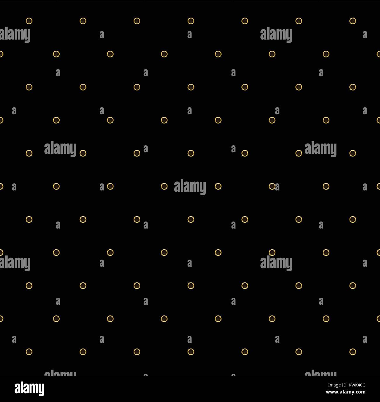 striped pattern of golden dots on black background. Elegant pattern for ...