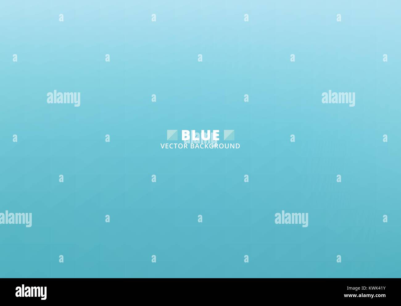 Abstract blurred blue turquoise gradient with smooth background, Vector ...