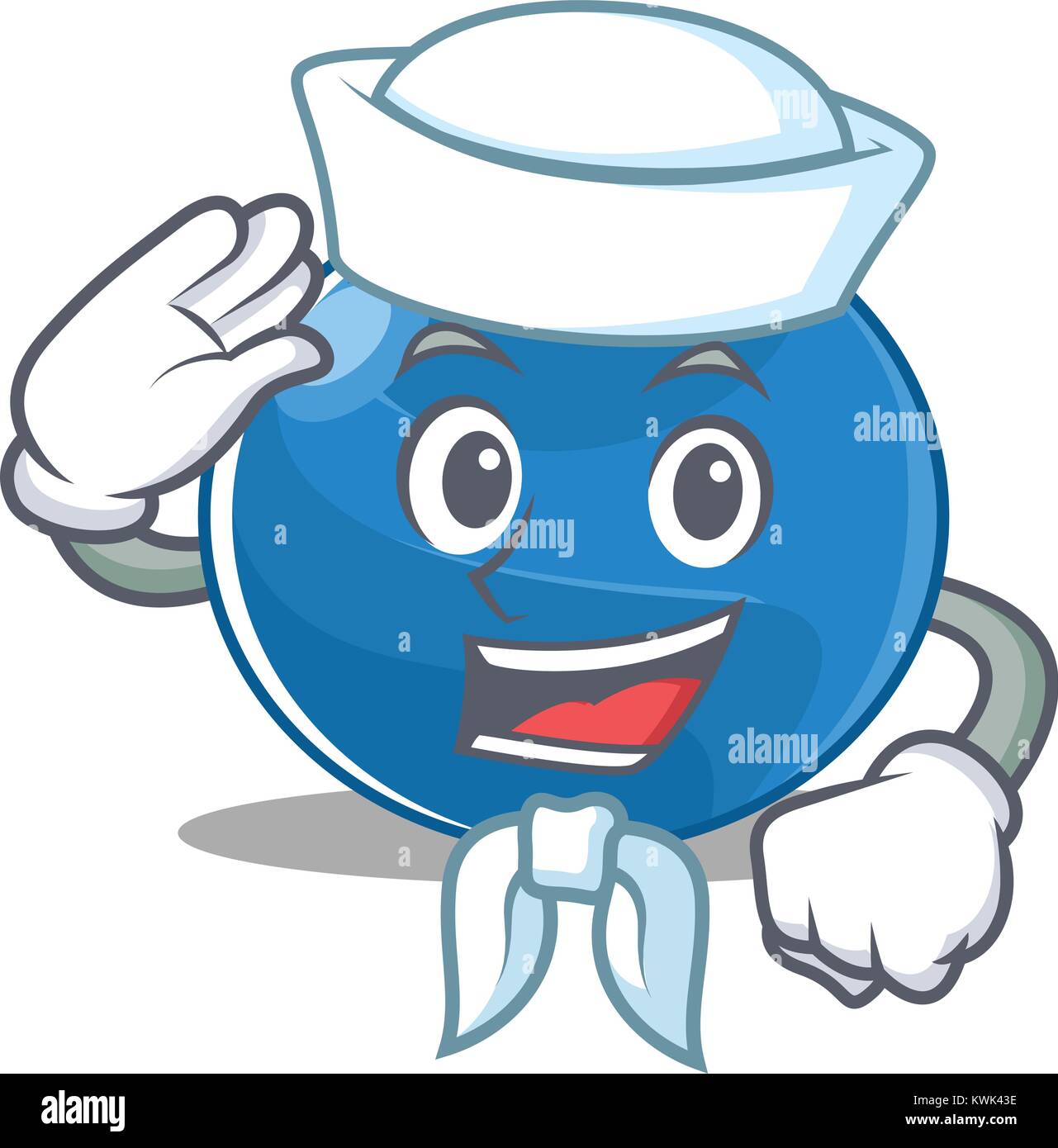 Sailor blueberry character cartoon style Stock Vector Image & Art - Alamy