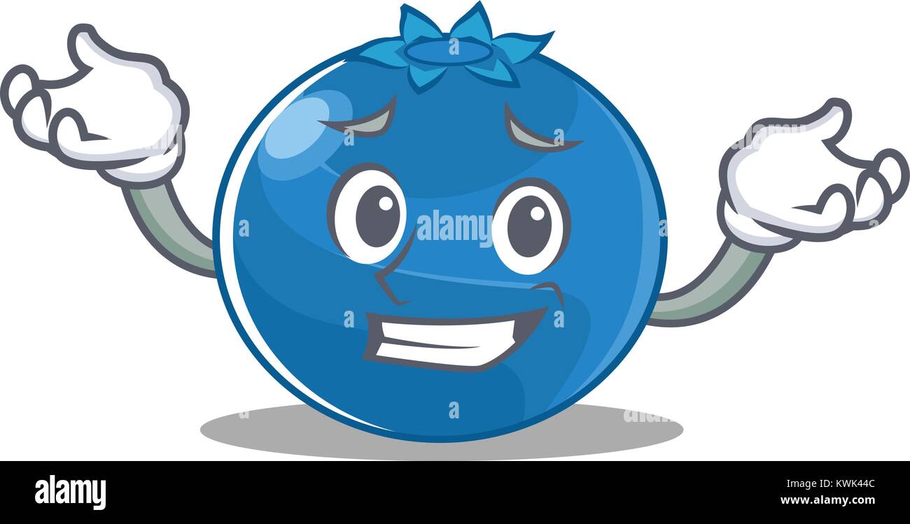 Grinning blueberry character cartoon style Stock Vector Image & Art - Alamy
