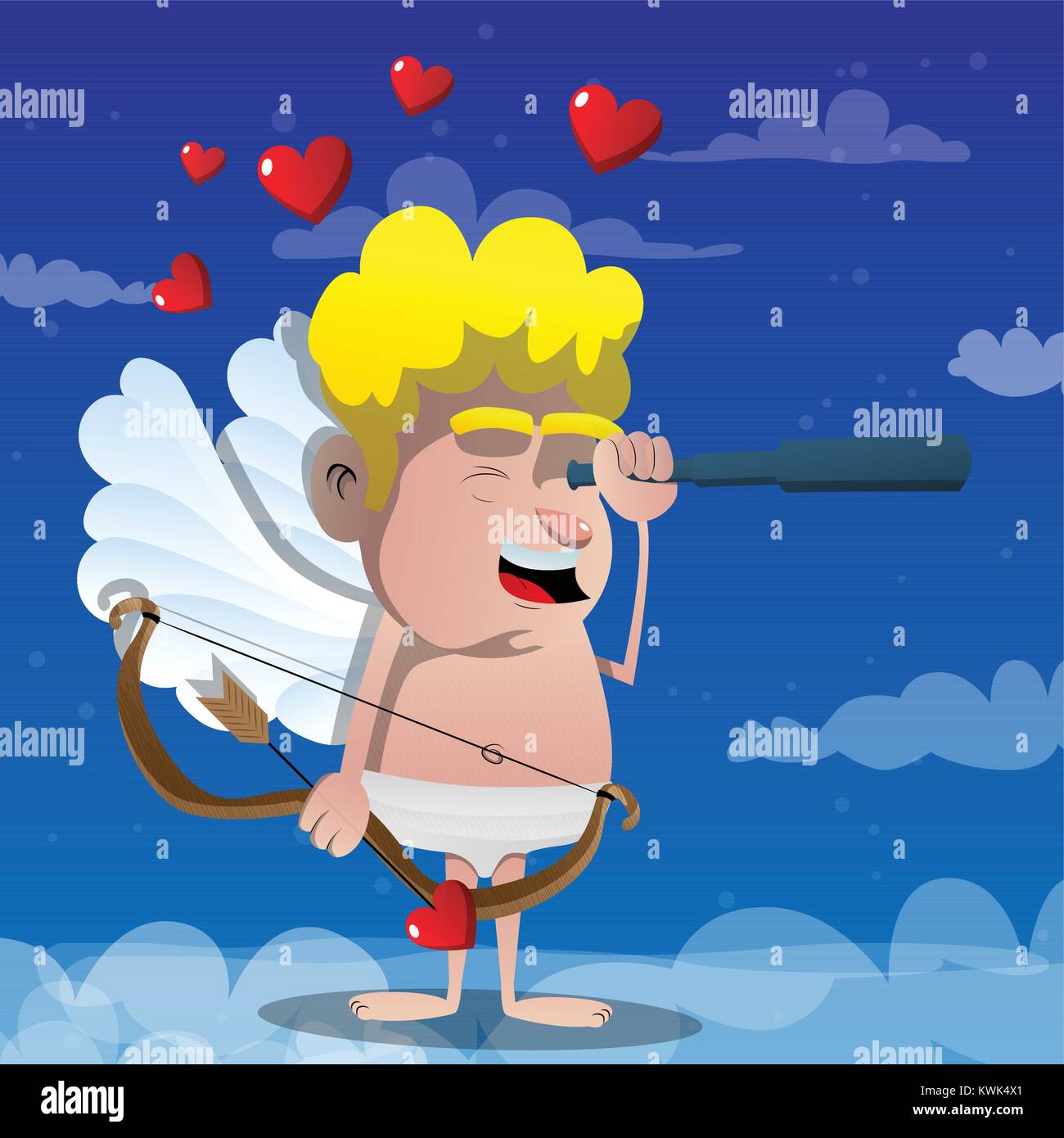 Infant looking card Stock Vector Images - Alamy