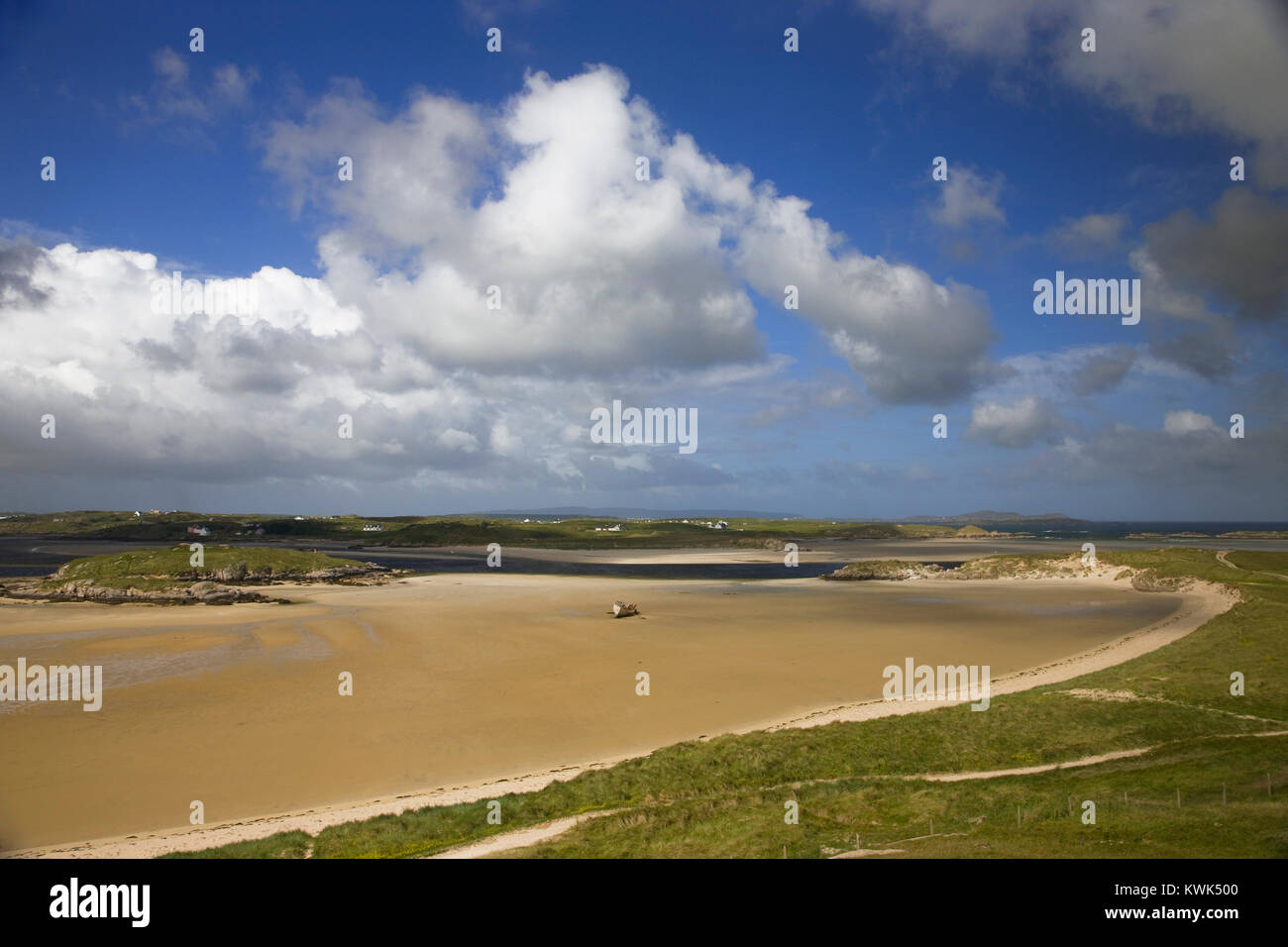 Bunbeg Beach, Gweedore Bay County Donegal Ireland Stock Photo - Alamy