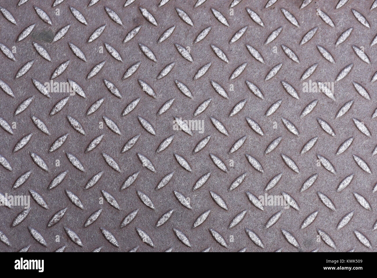 stamped steel diamond plate pattern Stock Photo - Alamy