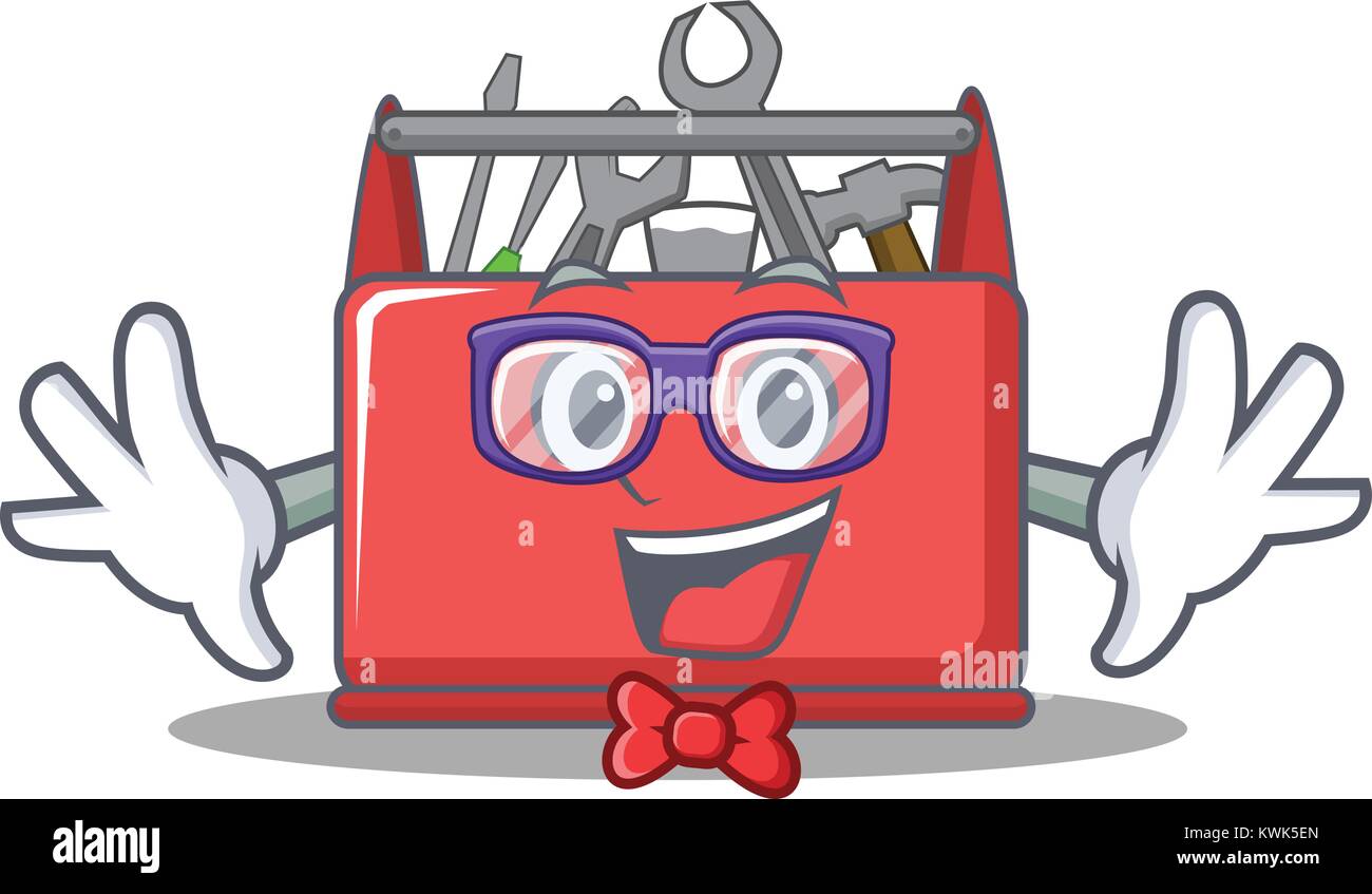 Geek tool box character cartoon Stock Vector Image & Art - Alamy