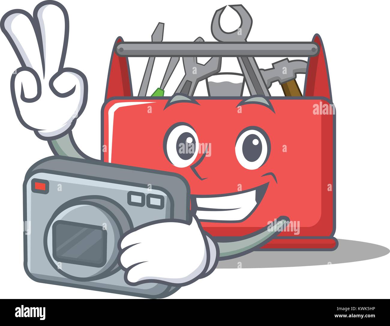 Photographer tool box character cartoon Stock Vector Image & Art - Alamy