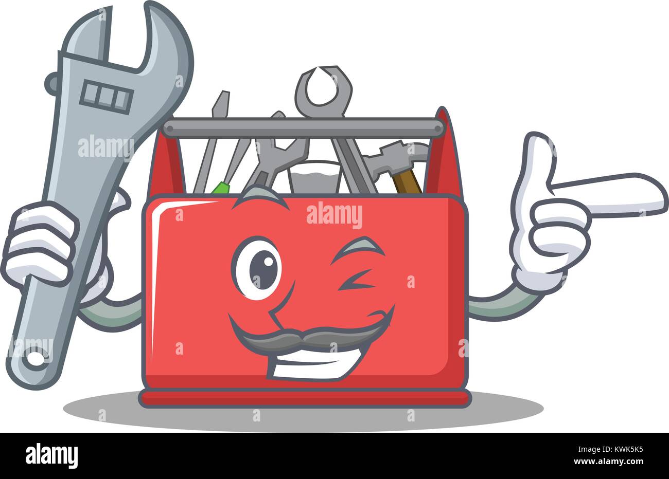 Mechanic tool box character cartoon Stock Vector Image & Art - Alamy Mechanic tool box character cartoon Stock Vector Image & Art - Alamy