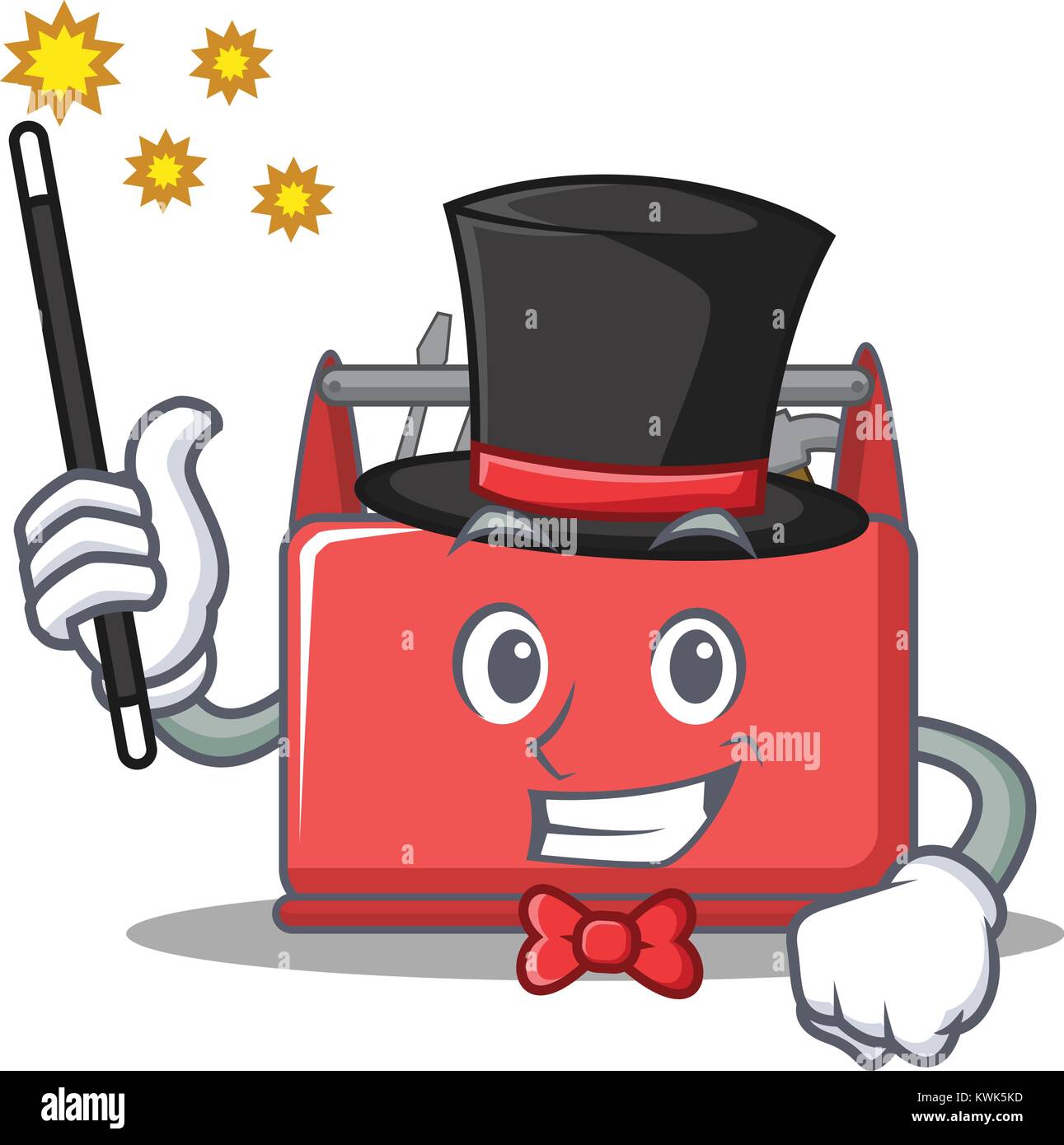 Magician tool box character cartoon Stock Vector Image & Art - Alamy