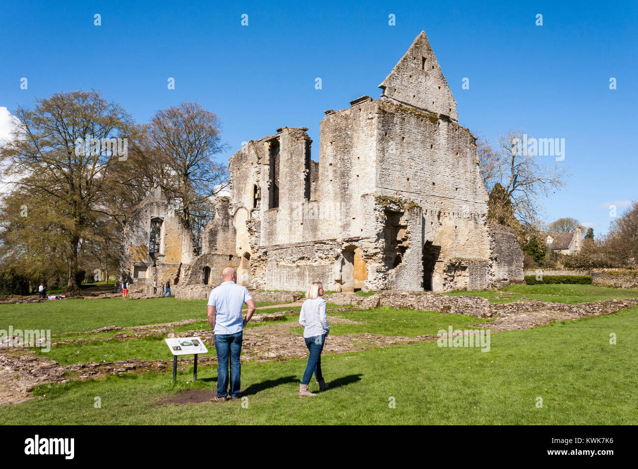 Minster Lovell Hall, Oxfordshire, England, GB, UK Stock Photo - Alamy