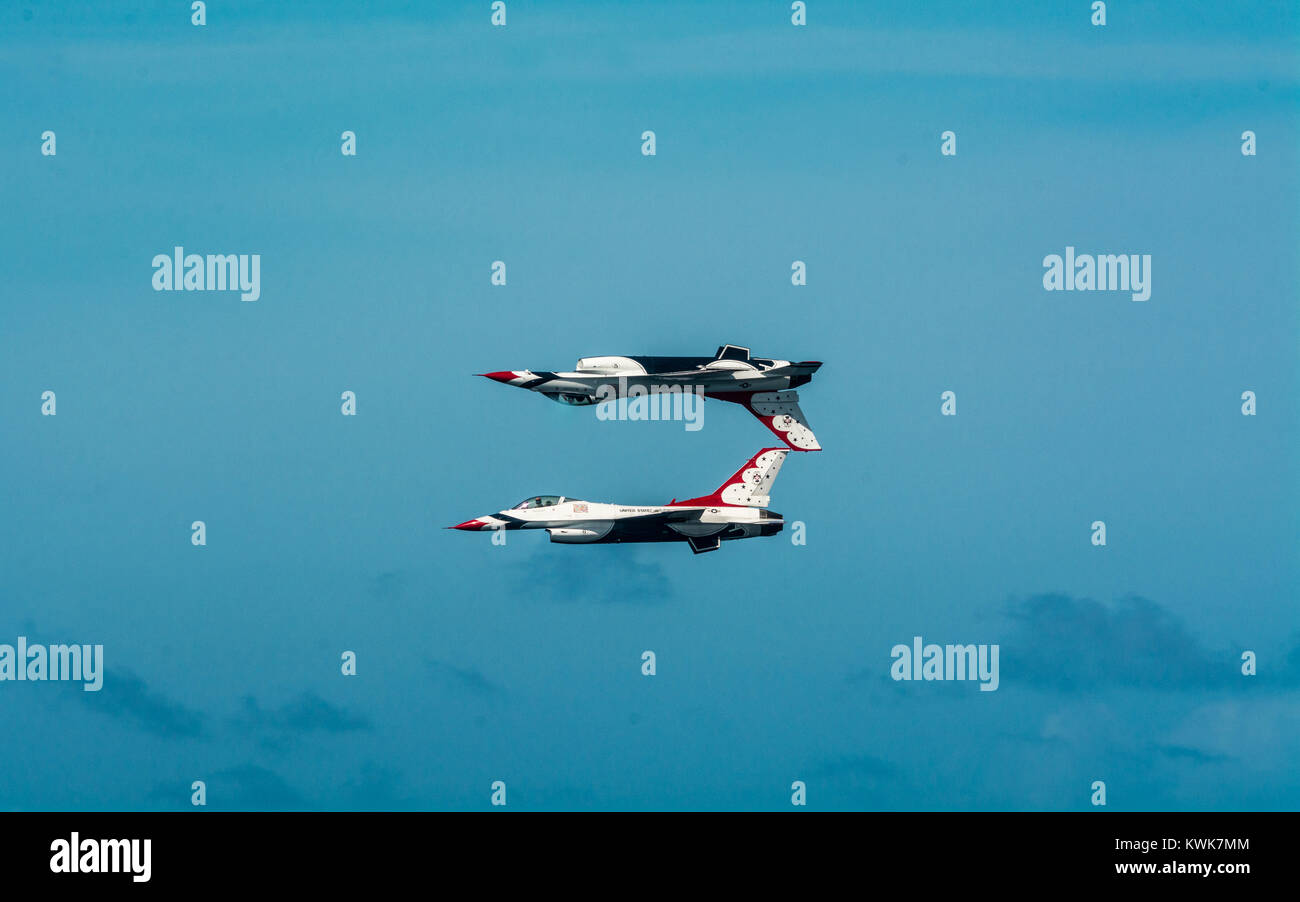 Fighter jets over San Juan, Puerto Rico Stock Photo - Alamy