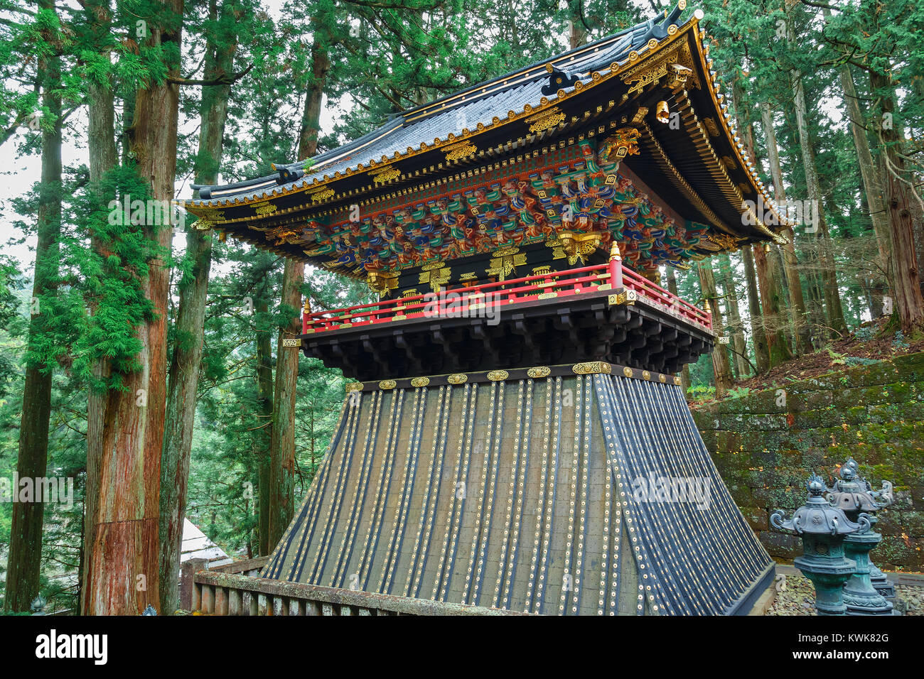 Drum Tower(Koro) at Taiyuinbyo - the Mausoleum of Shogun Tokugawa ...