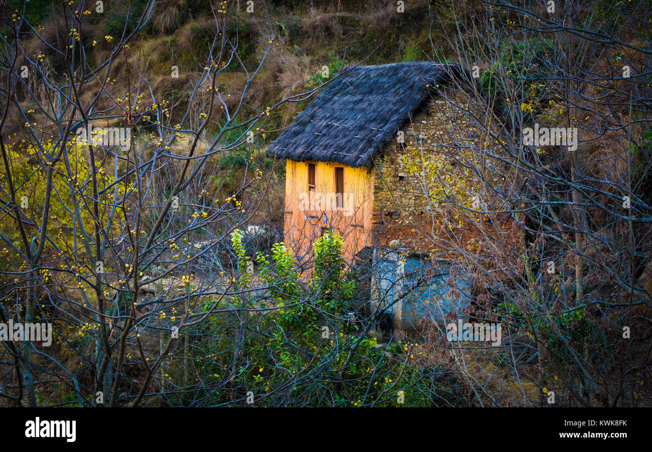 Orange red house hi-res stock photography and images - Alamy