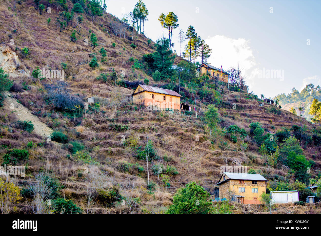 Nepal Village House Stock Photo - Alamy