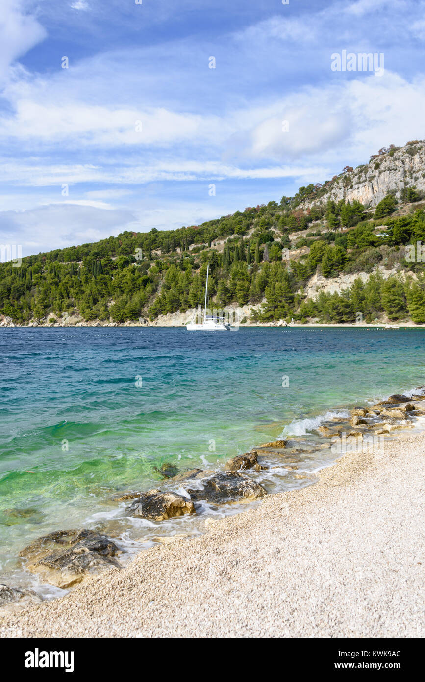 Kasjuni Beach, Marjan Hill, Split, Croatia Stock Photo - Alamy
