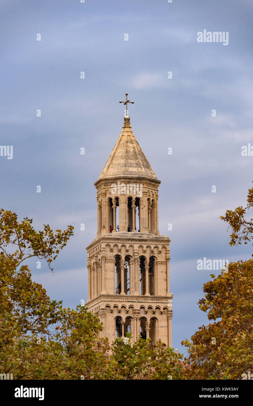 Top of Bell Tower of St. Domnius, Split, Croatia Stock Photo - Alamy