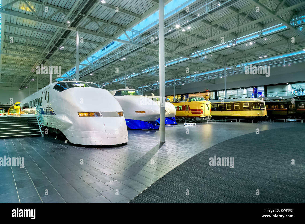 Japan railway park shinkansen museum hi-res stock photography and ...