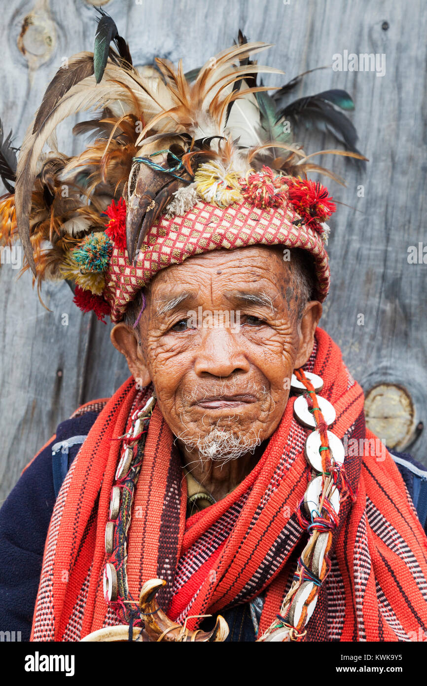 Native people from rice terraces from Banaue, Philippines Stock Photo ...