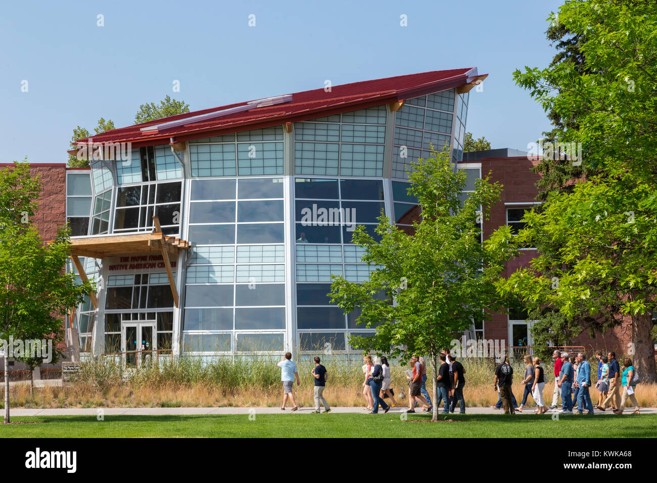 Students usa university campus montana hi-res stock photography and ...