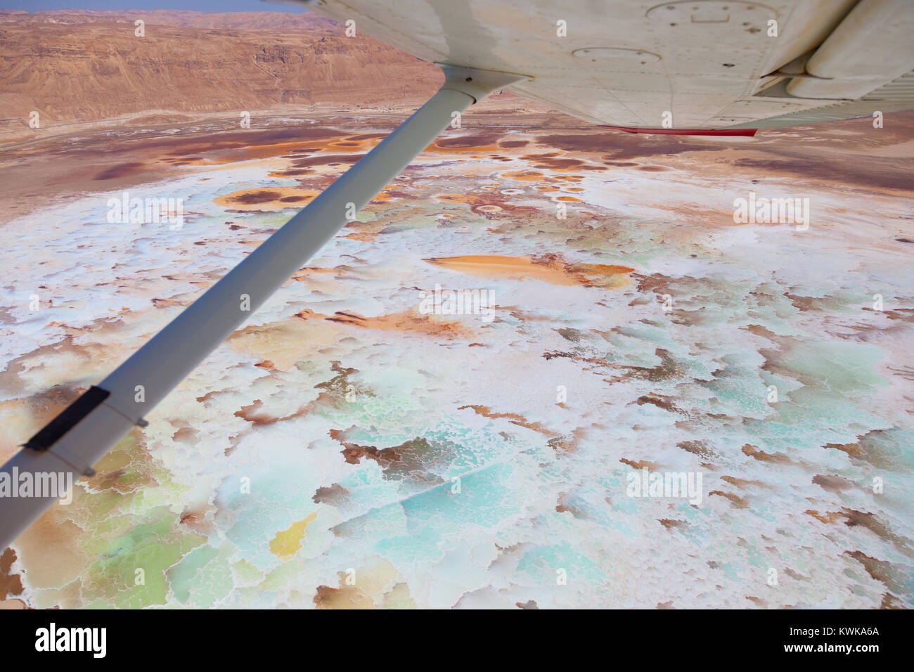 Dead sea salt pools israel hi-res stock photography and images - Alamy