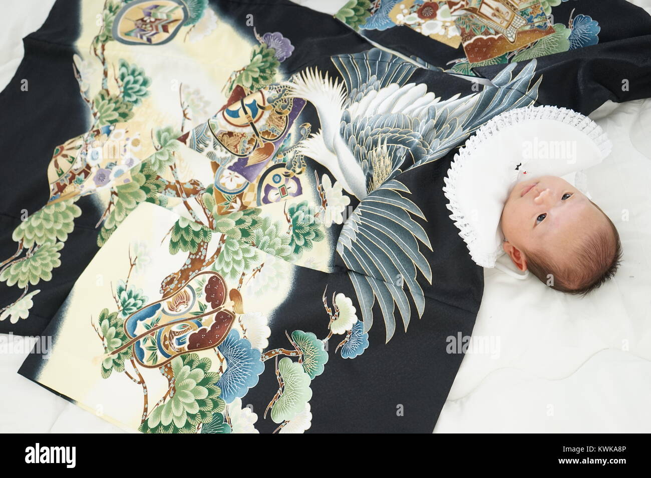 miyamairi is traditional celebration for baby in japan Stock Photo - Alamy