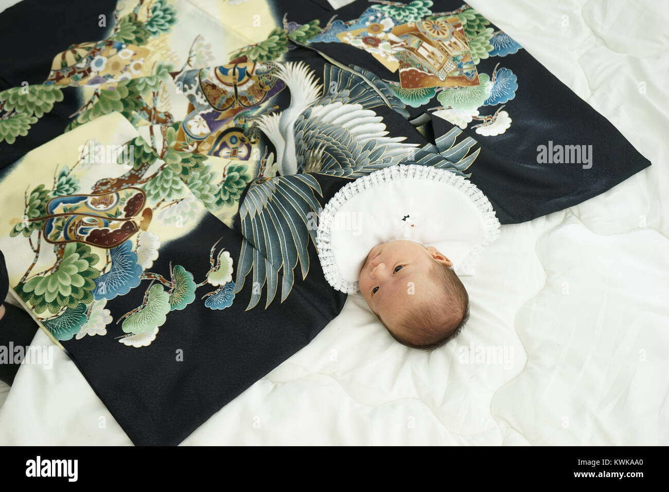 miyamairi is traditional celebration for baby in japan Stock Photo - Alamy